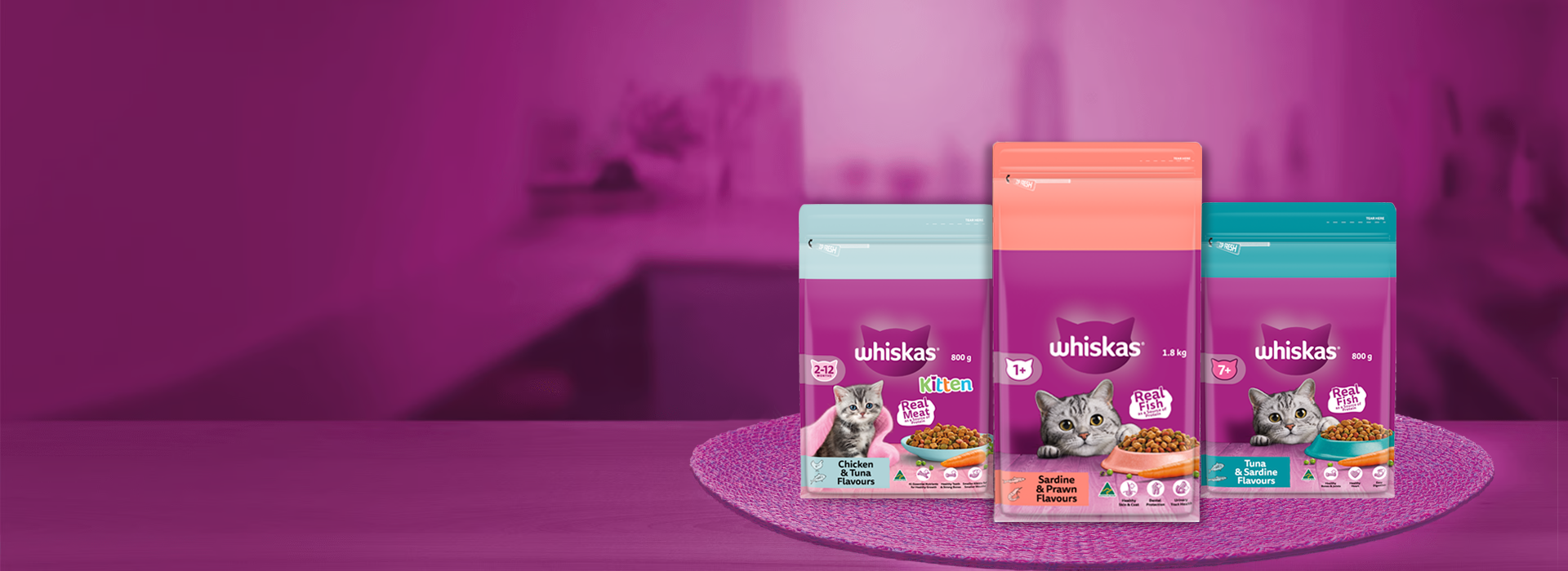 Dry Cat Food | WHISKAS® AU