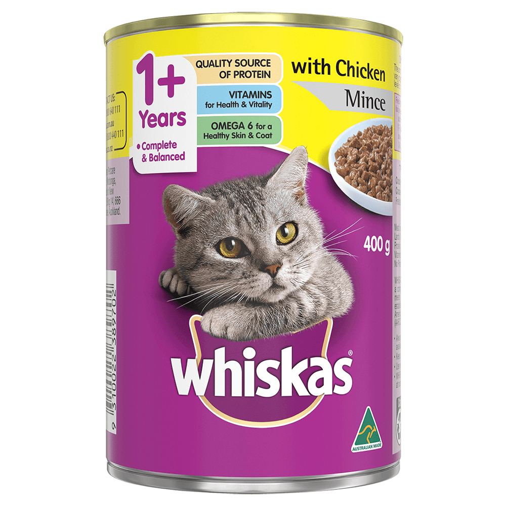 Adult Wet Cat Food with Chicken Mince | WHISKAS® AU